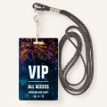 VIP All Access Event Pass | Fireworks Finale Badge | Zazzle
