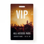 VIP All Access Name Photo Custom Concert Badge | Zazzle