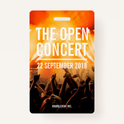 VIP All Access Pass Concert Event Badge | Zazzle