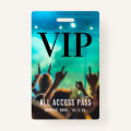 VIP All Access Pass Concert Event Badge | Zazzle