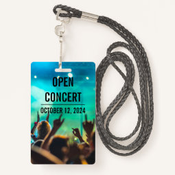 VIP All Access Pass Concert Event Badge | Zazzle