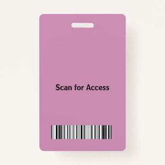 VIP All Access Pass Vertical Customize Badge | Zazzle