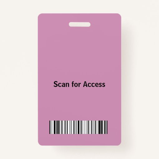 VIP All Access Pass Vertical Customize Badge | Zazzle
