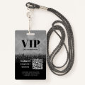 VIP All Access QR Code Concert Badge | Zazzle