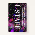 VIP All Access Staff Employee Concert Club Party Badge | Zazzle