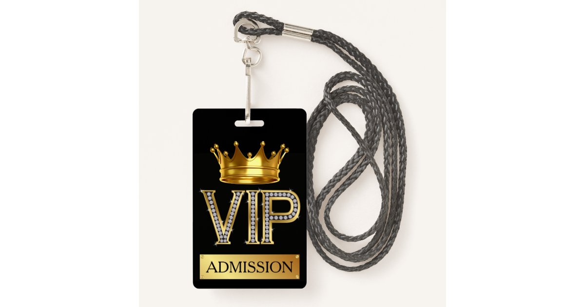 VIP BADGE | Zazzle