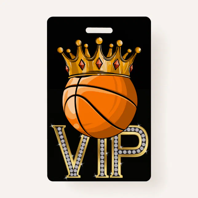 VIP Basketball BADGE | Zazzle