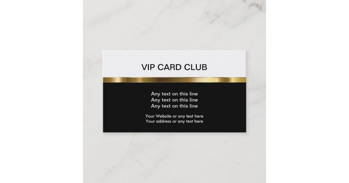 VIP Business Cards | Zazzle