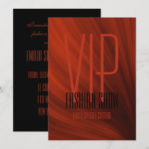 Fashion Show Invitations | Zazzle