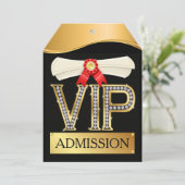 VIP Graduation Invitation | Zazzle