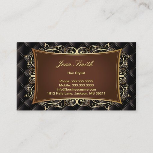 VIP Hair & Beauty Salons Business Card | Zazzle