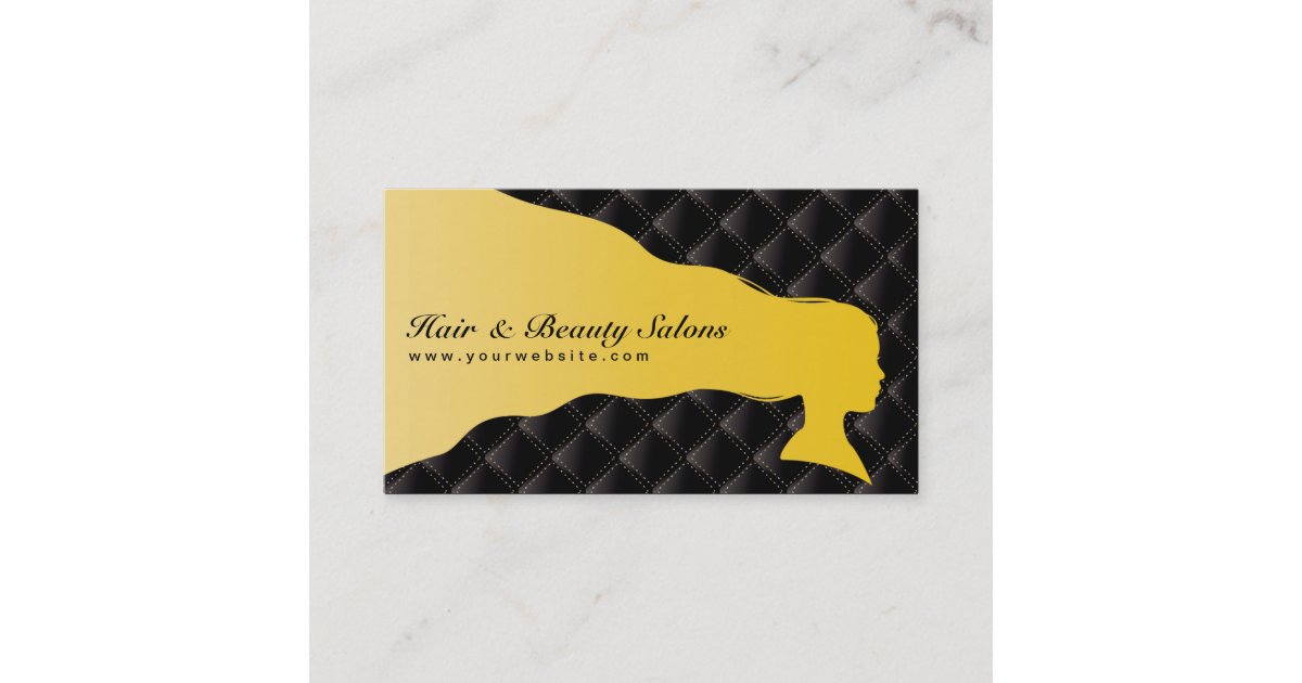 VIP Hair & Beauty Salons Business Card | Zazzle