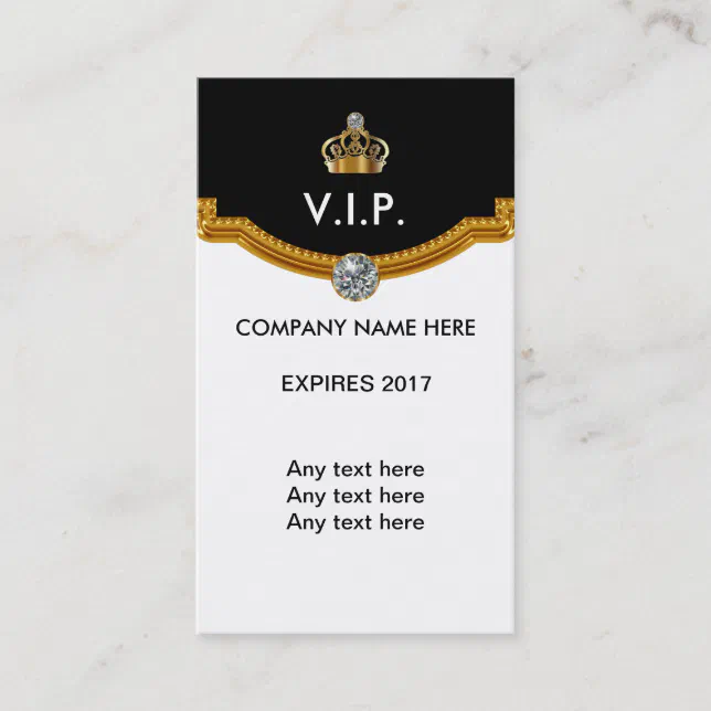 VIP Membership Cards | Zazzle