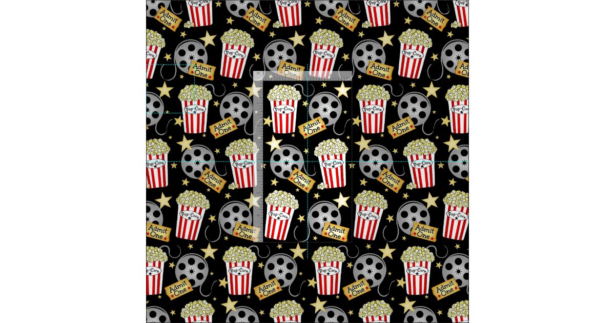VIP Movie Night Fabric | Zazzle
