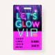 VIP Pass Glow In Dark Party UNIQUE INVITATION IDEA Badge | Zazzle