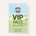 VIP PASS Golf Club League Logo Badge | Zazzle