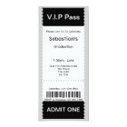 Admit one VIP 21st birthday party photo invite | Zazzle.com