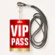 VIP PASS ID Card | Special Guest Badge | Zazzle