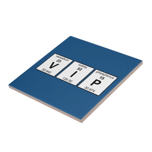 VIP Periodic Table Ceramic Tile | Zazzle
