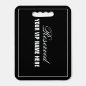 VIP reserved seating sign personalized stadium Seat Cushion | Zazzle