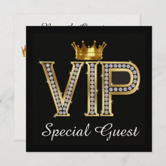 VIP Special Guest 2 - Invitation | Zazzle