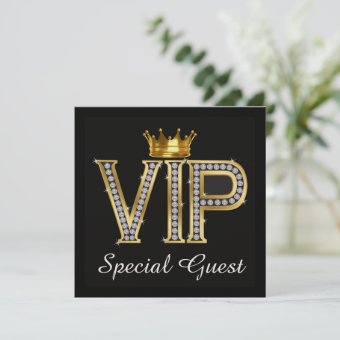 VIP Special Guest 2 - Invitation | Zazzle