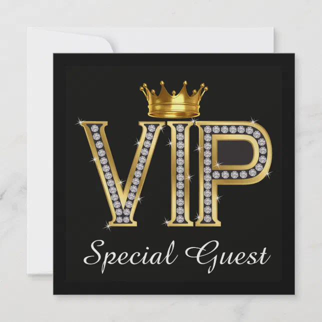 VIP Special Guest 2 - Invitation | Zazzle