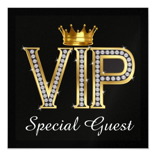 VIP Special Guest 2 - Invitation | Zazzle.com