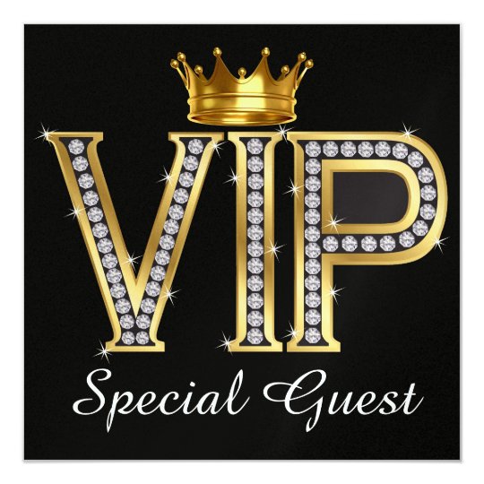 VIP Special Guest - SRF Invitation | Zazzle.com