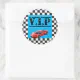 VIP Sticker for Racing Birthday Party Favors | Zazzle