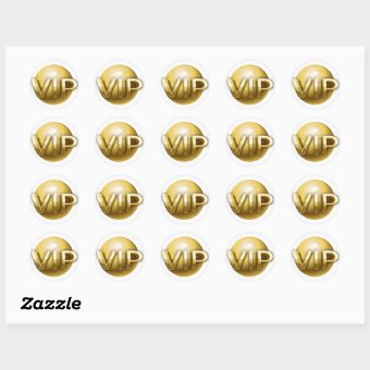 VIP Stickers | Zazzle