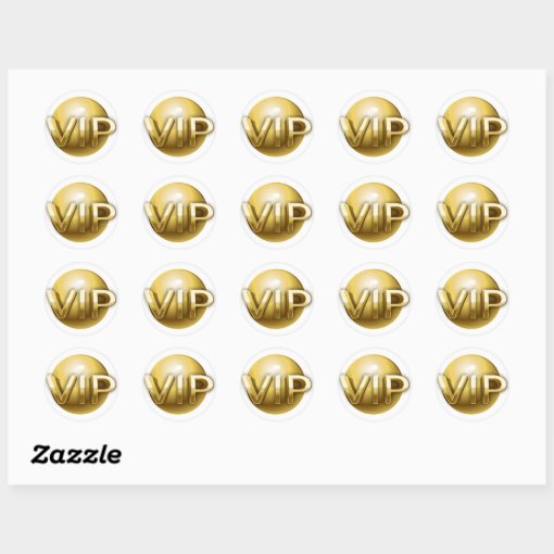 VIP Stickers | Zazzle