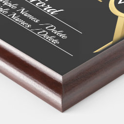 VIP Very Important Parent 2 Award Plaque | Zazzle