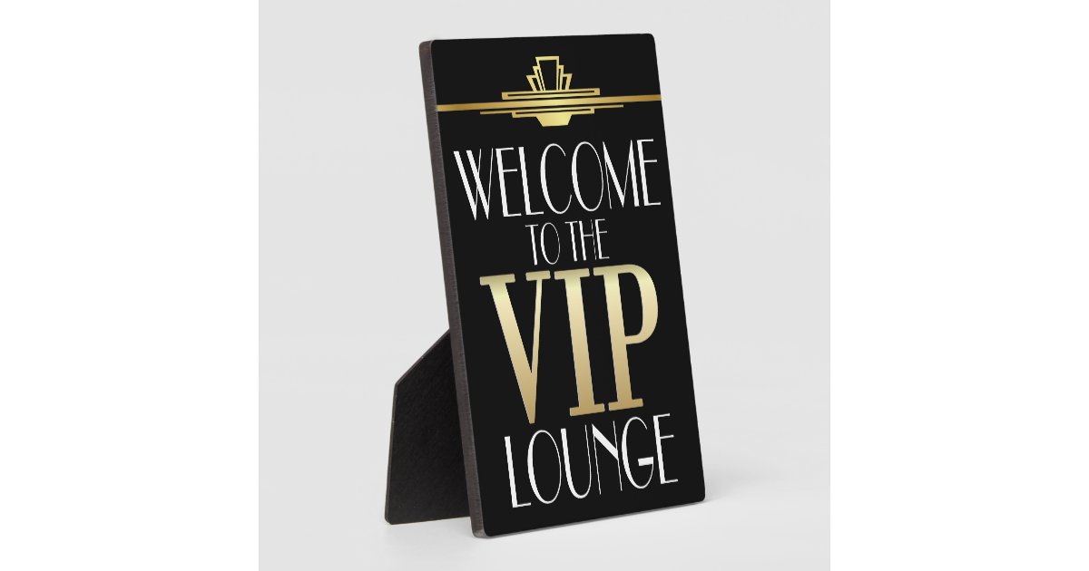 VIP Welcome Plaque | Zazzle.com