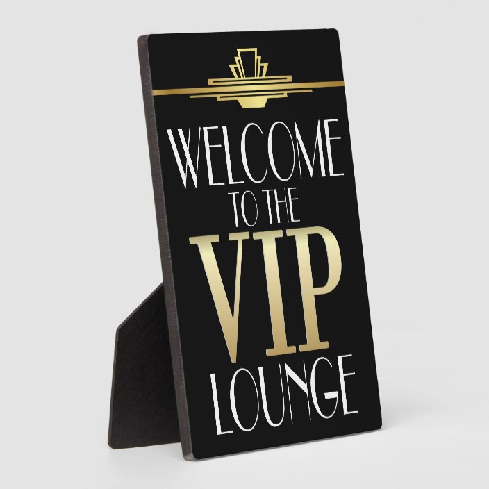 VIP Welcome Plaque | Zazzle.com