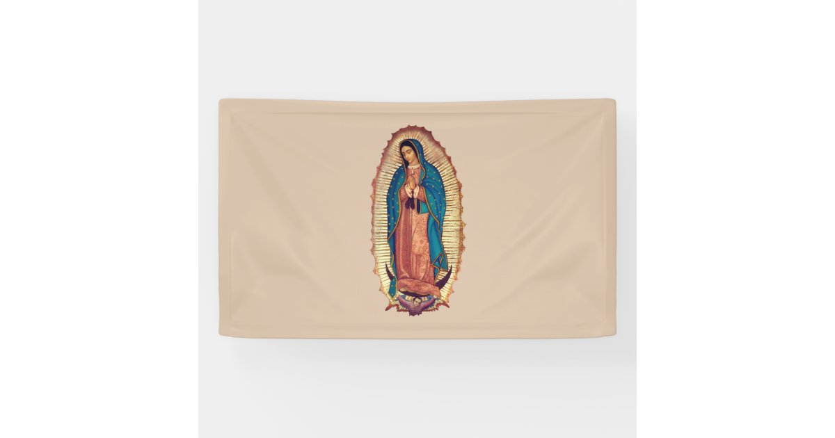 Virgen de Guadalupe Banner | Zazzle