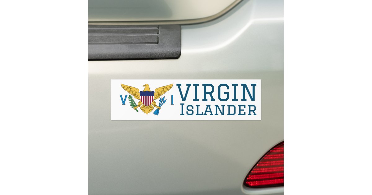 Virgin Islander Bumper Sticker | Zazzle