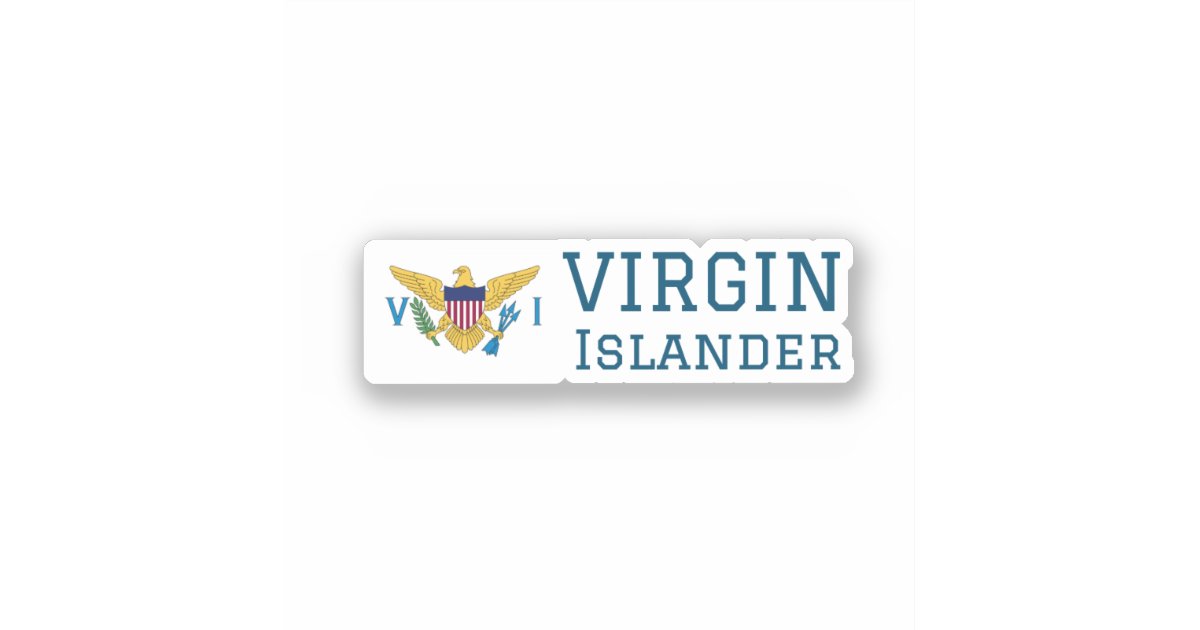 Virgin Islander Sticker | Zazzle