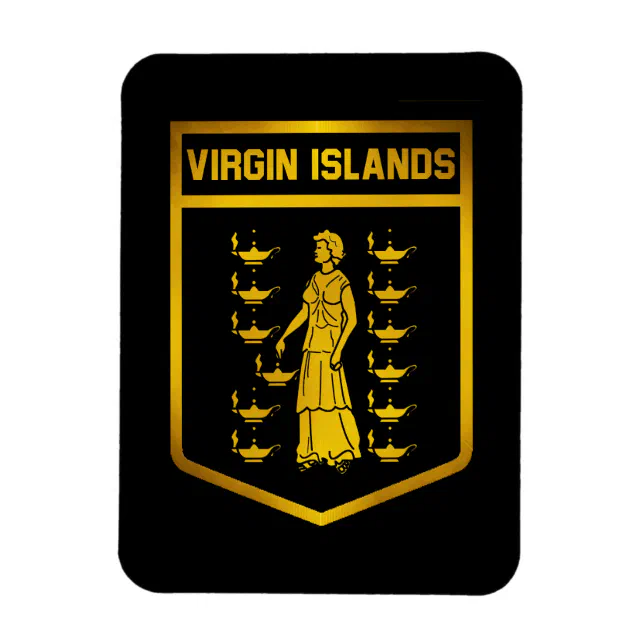 Virgin Islands Emblem Magnet | Zazzle
