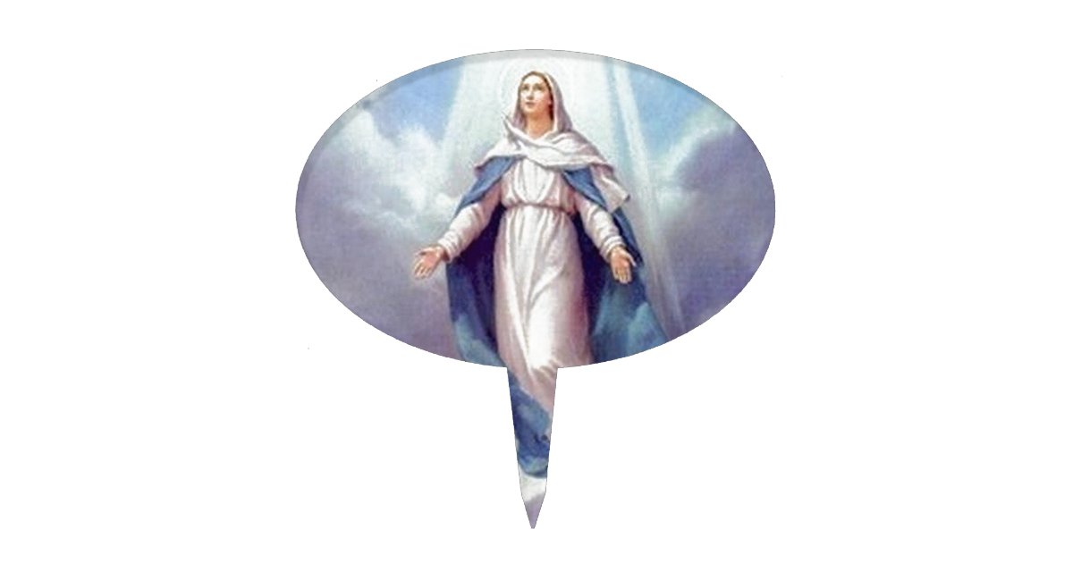 Virgin Mary Cake Topper | Zazzle