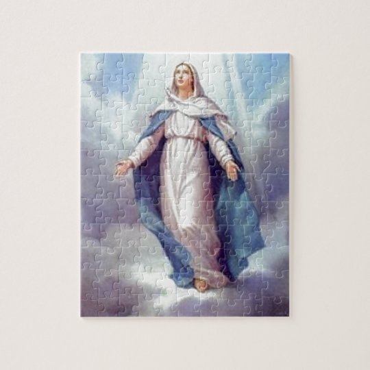 Virgin Mary Jigsaw Puzzle | Zazzle.com