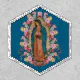 Virgin Mary Lady of Guadalupe Spanish Catholic Pat Patch | Zazzle