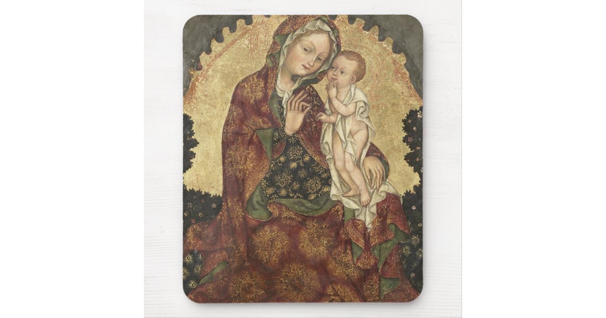 VIRGIN MARY MOUSE PAD | Zazzle