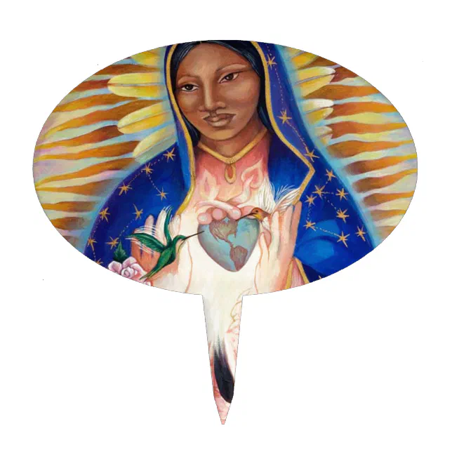 Virgin Mary - Our Lady Of Guadalupe Cake Topper | Zazzle