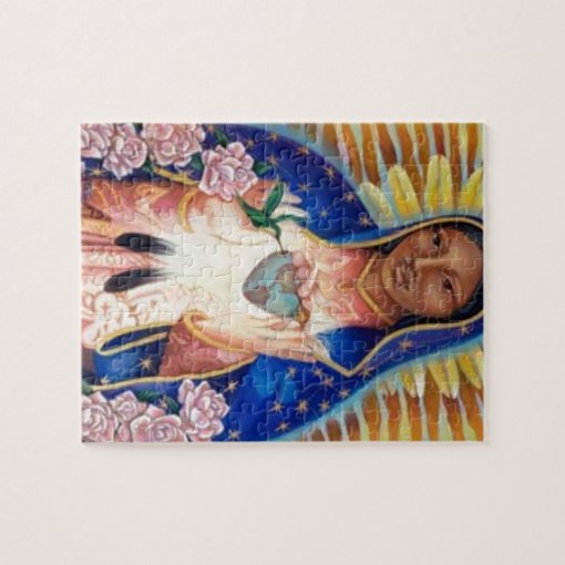 Virgin Mary - Our Lady Of Guadalupe Jigsaw Puzzle | Zazzle