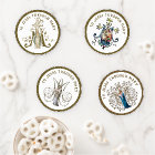 Virgin Mary Religious Catholic Jesus Prayer Coaster Set | Zazzle