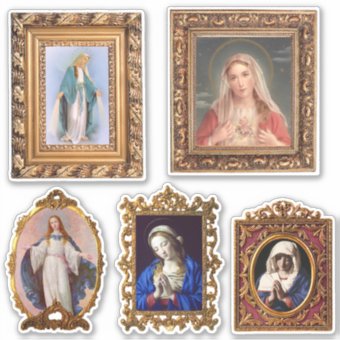 Virgin Mary Sticker | Zazzle