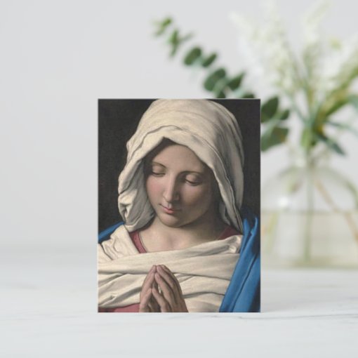 Virgin Mary / Virgen Maria Postcard | Zazzle