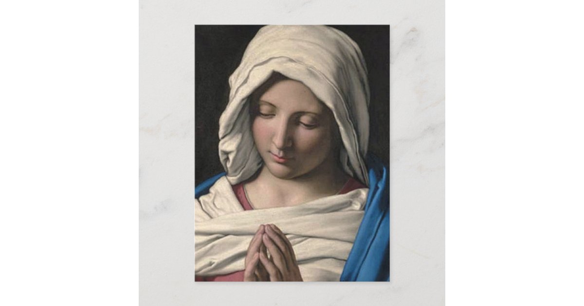 Virgin Mary / Virgen Maria Postcard | Zazzle