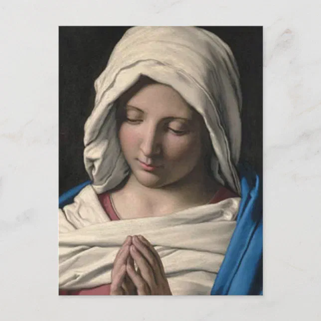 Virgin Mary / Virgen Maria Postcard | Zazzle